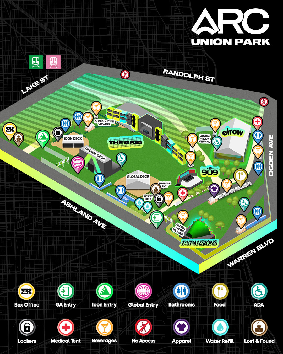 Map | Arc Music Festival